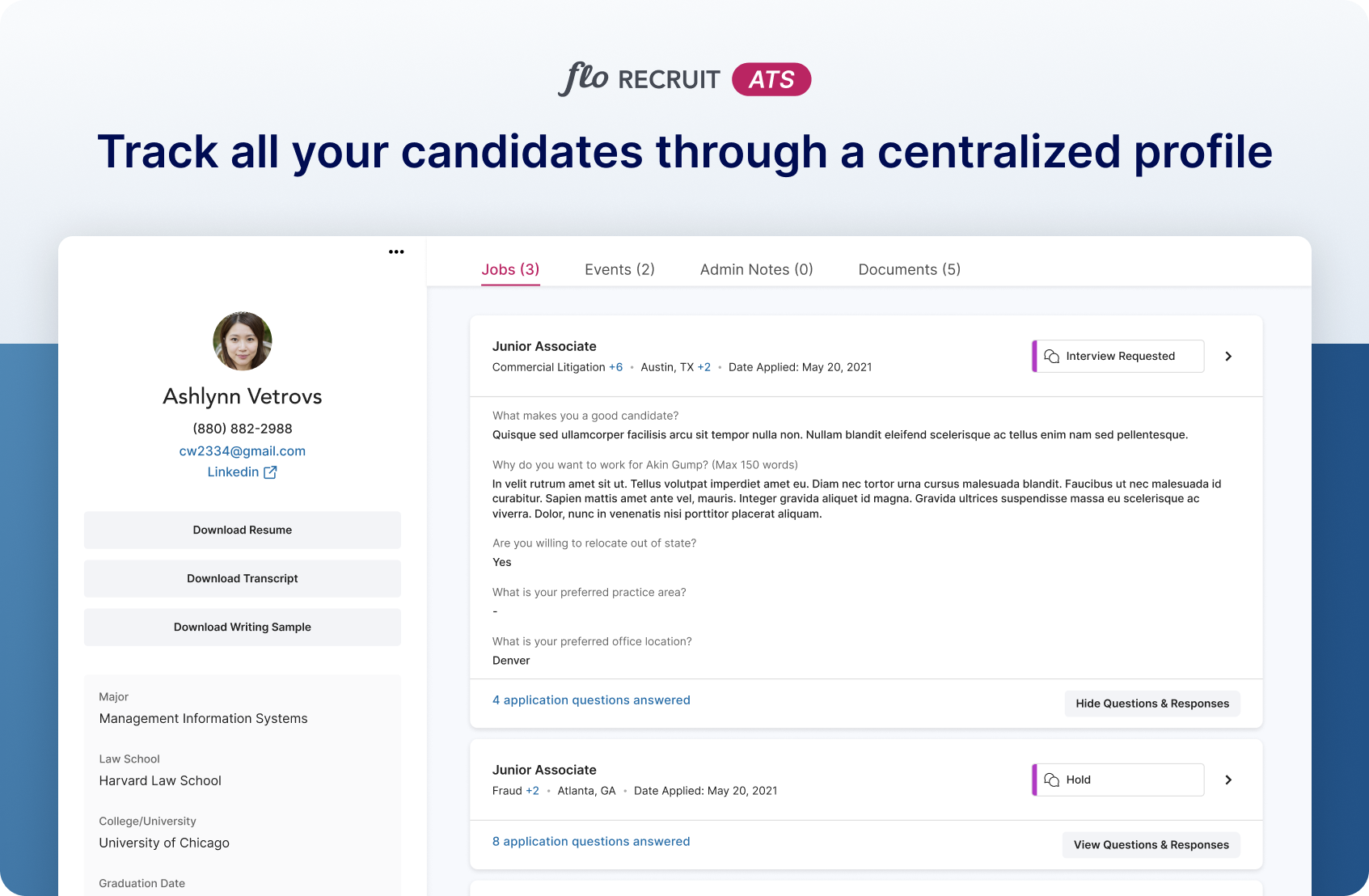 The All-in-One Solution: How Flo Recruit Streamlined Law Student, Lateral Attorney, and Staff Hiring