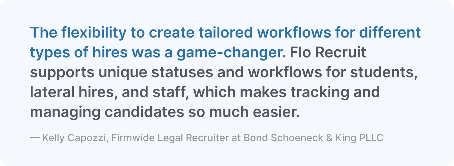 The All-in-One Solution: How Flo Recruit Streamlined Law Student, Lateral Attorney, and Staff Hiring